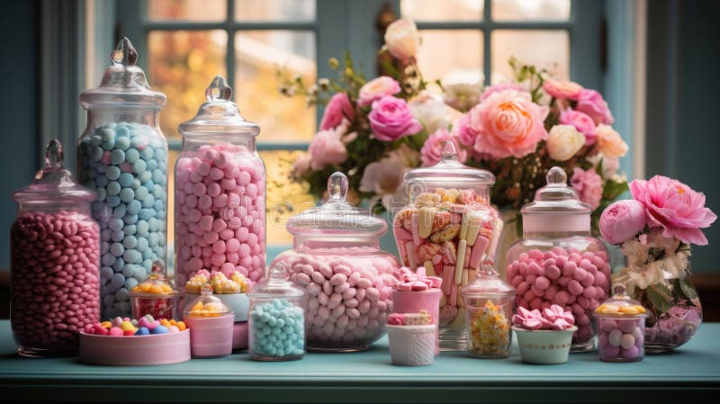 Decorating with Candy Day Concept Stock Image - Image of artistic ...