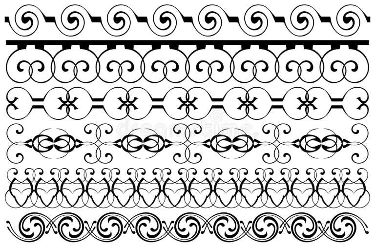 Curl Borders Stock Illustrations – 3,723 Curl Borders Stock ...