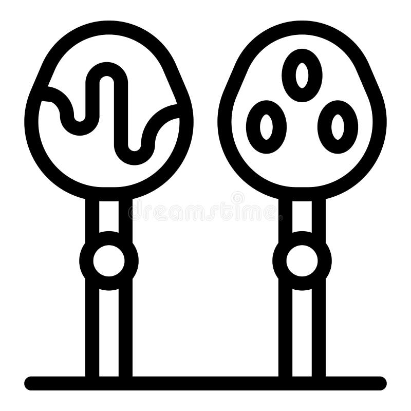 Decoration Cake Pop Icon Outline Vector. Candy Chocolate Stock Vector ...