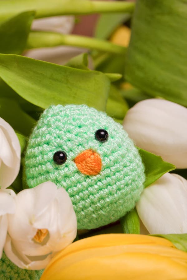 Decoration with chick stock image. Image of easter, happiness - 28828843