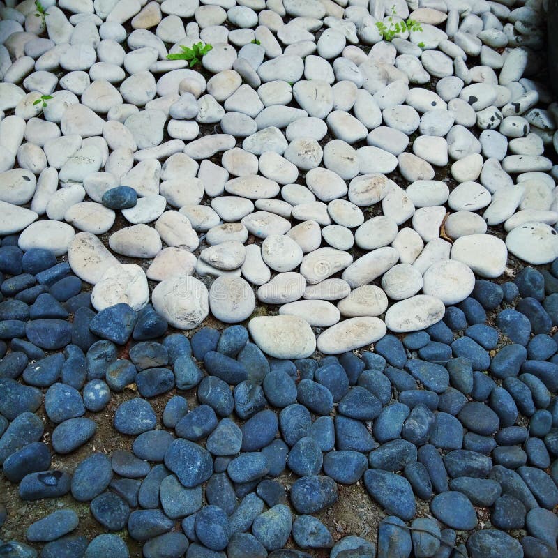 Decoration Color Stone for Garden Stock Image - Image of garden, color ...