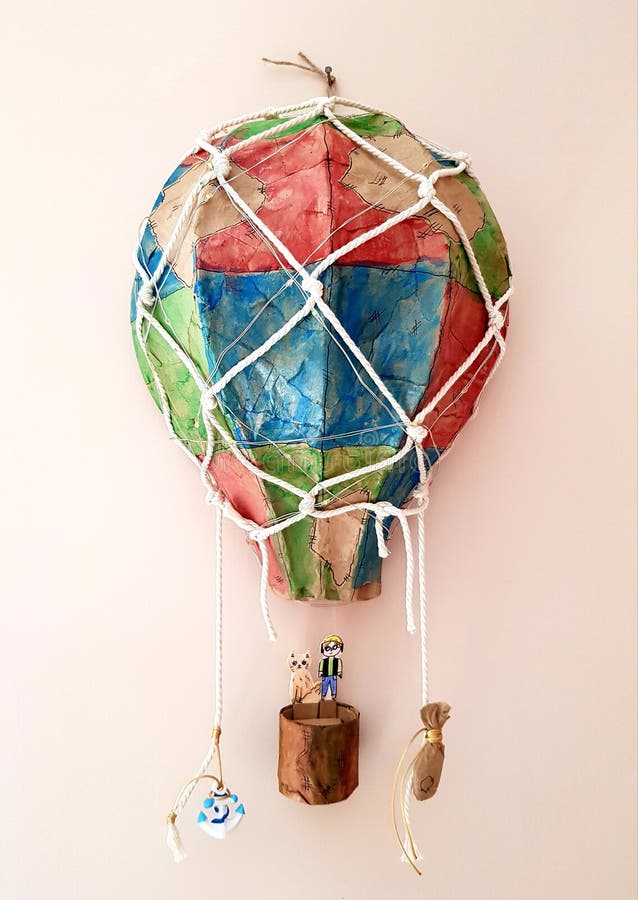 Decoration in the Form of an Old Balloon Stock Photo - Image of home ...