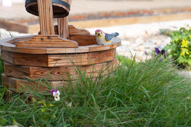 Decoration in the garden stock image. Image of styled - 78014809