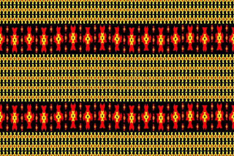 The Decoration of Geometric Shape Form a Pattern To Be Colorful Stripe ...