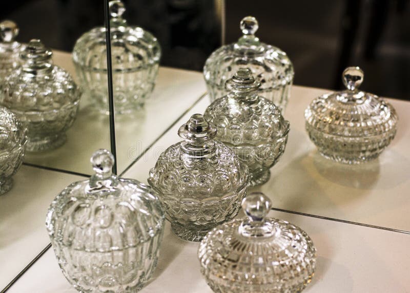 Decoration with Glass Objects Inside the Residential Apartment Stock ...