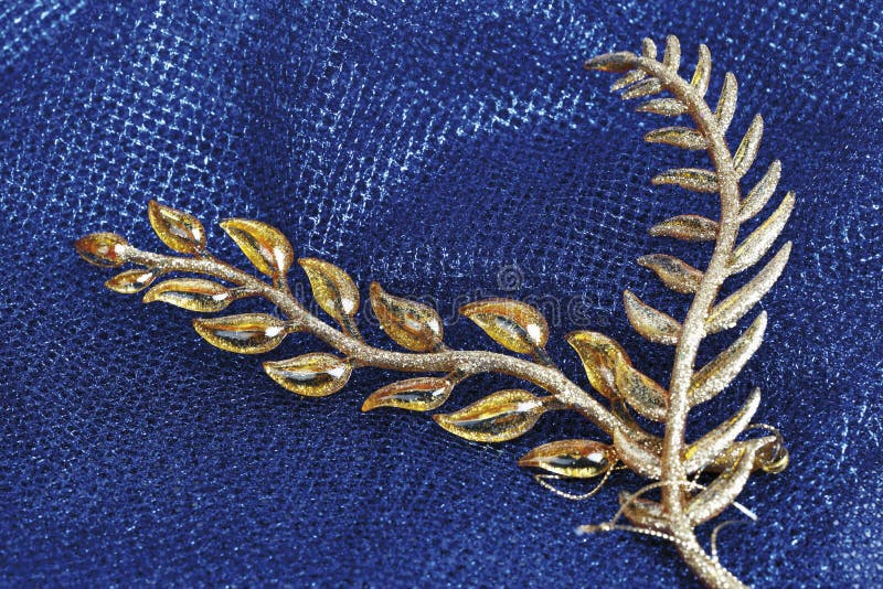 Decoration, golden spike stock image. Image of seasonal - 50494187