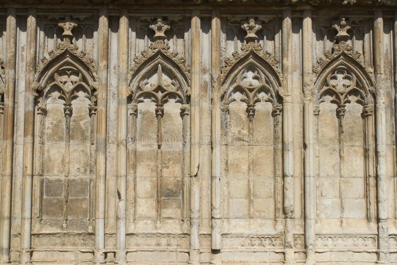 Decoration of Gothic Cathedral Stock Image - Image of decoration ...
