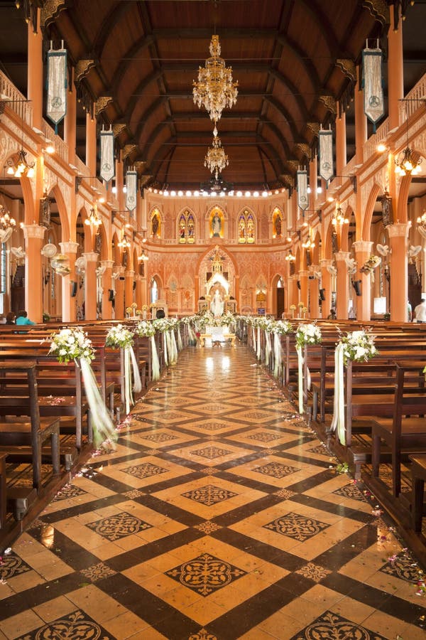 Decoration Inside the Roman Catholic Church Editorial Photo - Image of ...