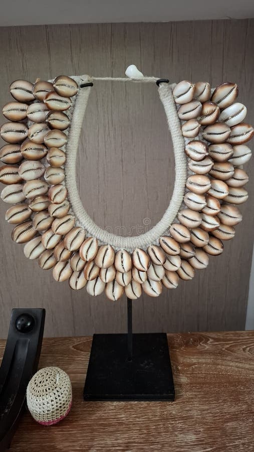 Decoration Made of Shells White Color Stock Image - Image of ...