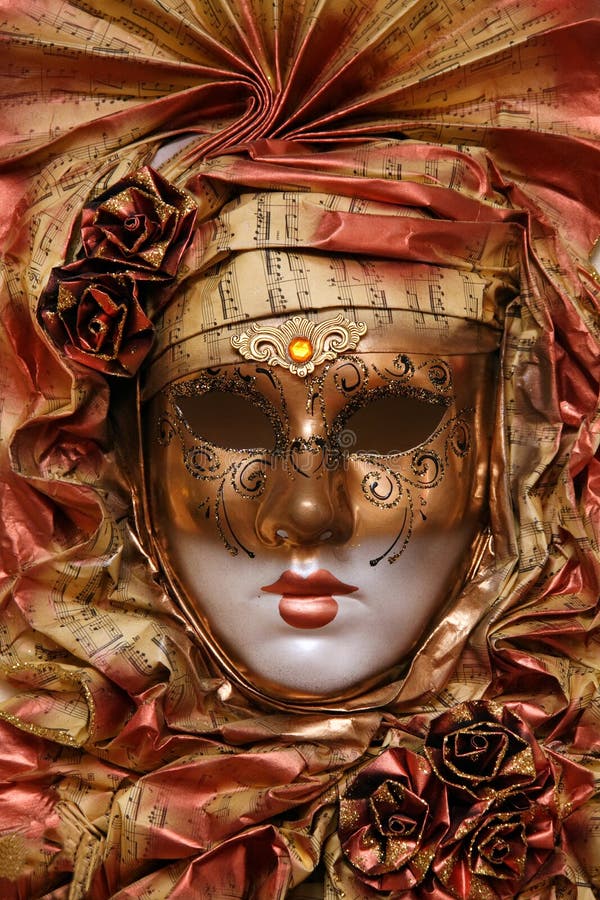 Decoration mask stock image. Image of music, elegance - 12568175