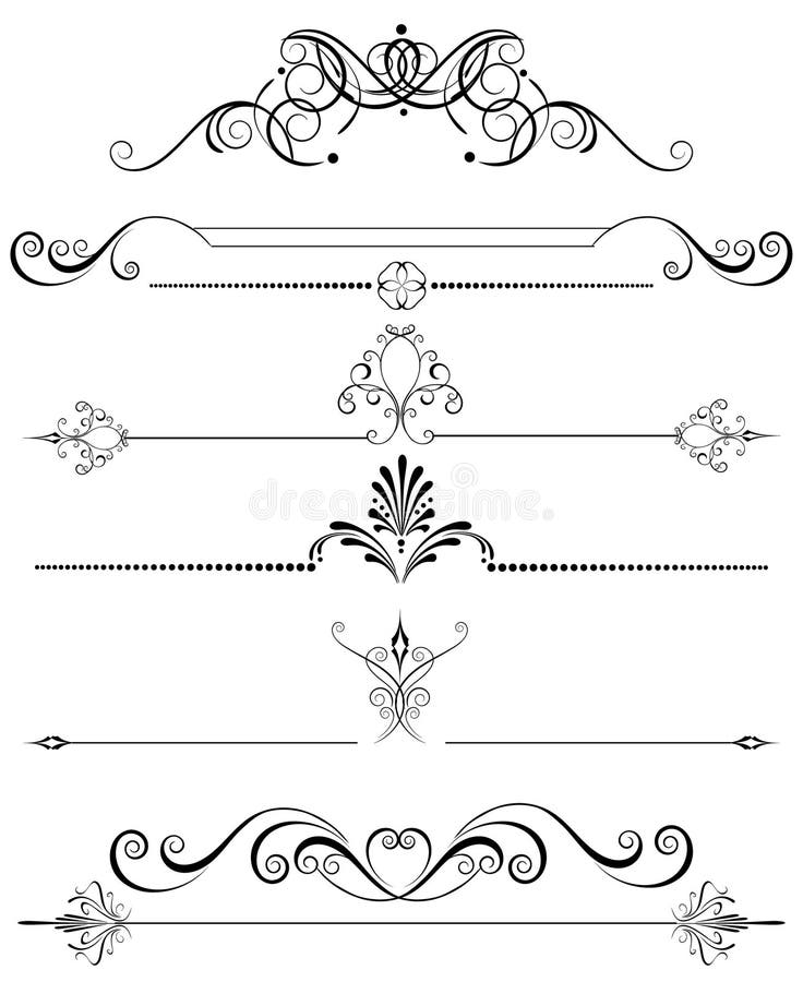 Decoration for the page stock vector. Illustration of filigree - 18076026