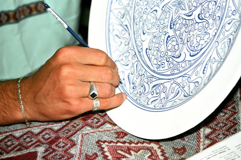 Decoration process stock image. Image of finish, handwork - 1375467