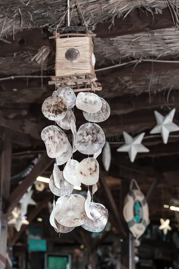 Seashells Hanging on the Rope, Instagram Toning Stock Photo - Image of ...
