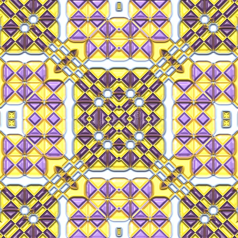 Decoration Tile Generated Seamless Texture Stock Illustration ...