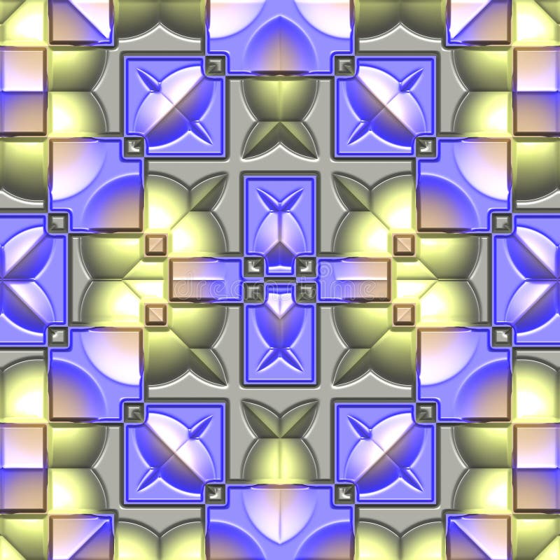 Decoration Tile Generated Seamless Texture Stock Illustration ...