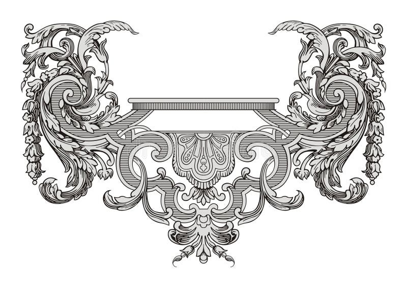 Decoration vector stock vector. Illustration of floral - 6128143