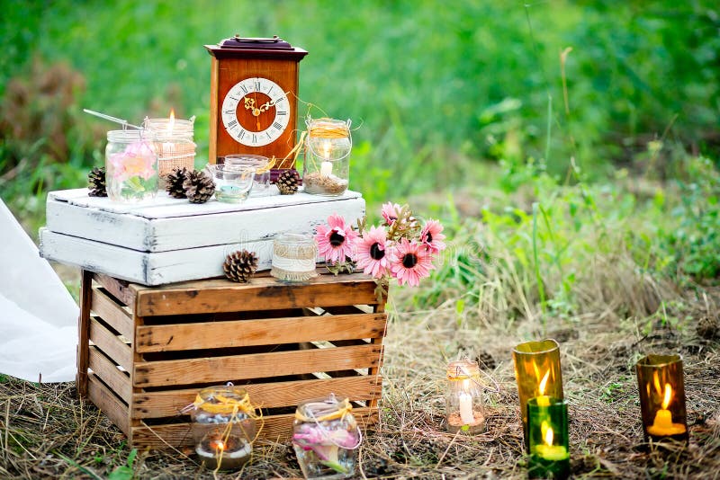 Decoration of a Wedding Photoshoot Stock Image - Image of transience ...