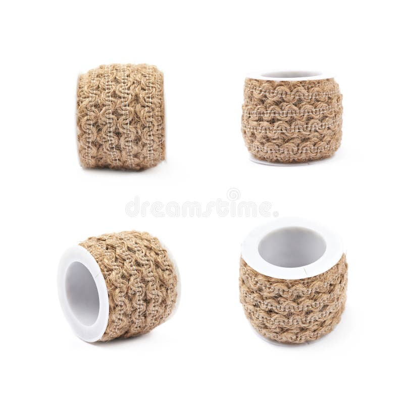 Decorational Rope String on a Bobbin Stock Photo - Image of brown, cord ...