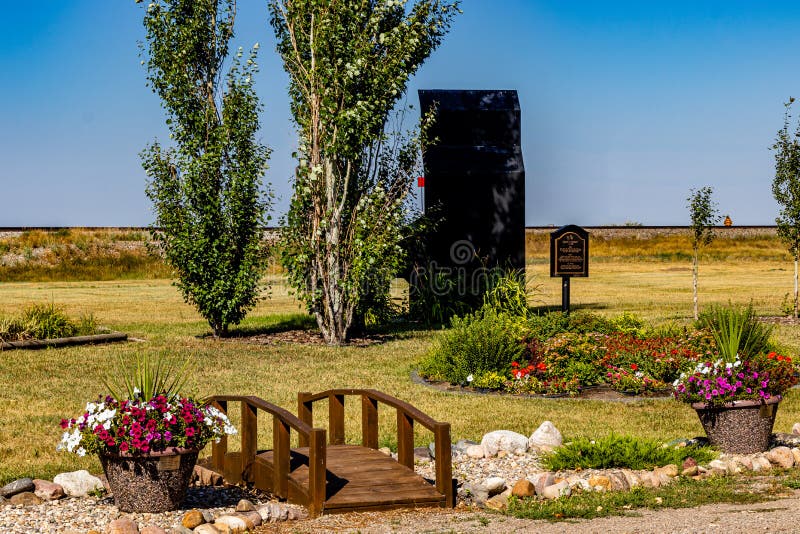 The Hamlet of Champion Vulcan County Alberta Canada Stock Photo - Image ...