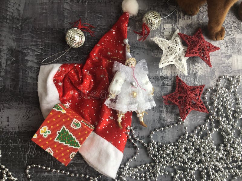 Christmas stock image. Image of stars, presents, decorations - 133916901