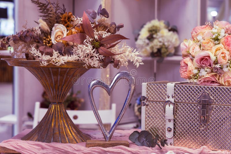 Decorations and Flowers for Weddings Stock Image - Image of love ...