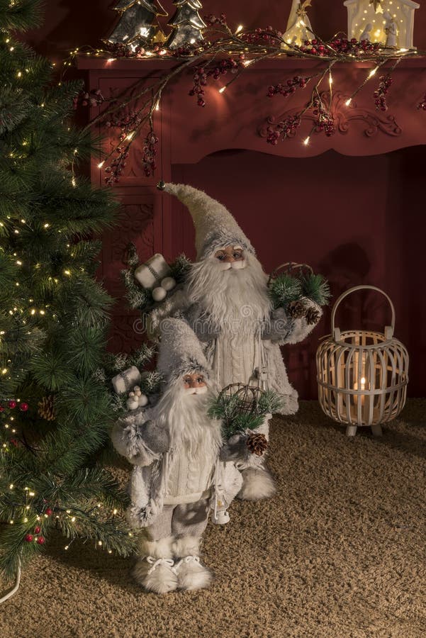 Decorations with Lights for the Christmas Period Stock Image - Image of ...