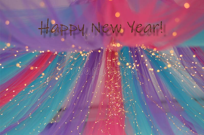 The Decorations To Celebrate the Arrival of the New Year Stock Image ...