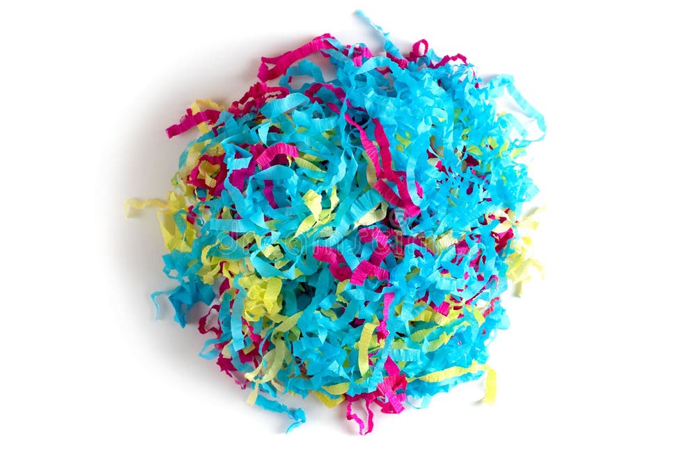 Decorative Abstract Background of Colored Paper on a White Background ...