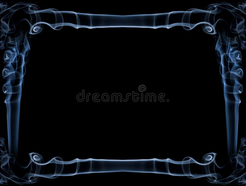 Blue smoke frame stock image. Image of texture, decoration - 102430675