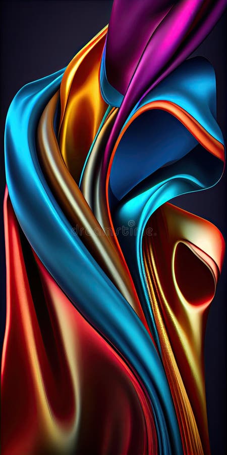 Decorative Abstract Colored Background. Stock Illustration ...