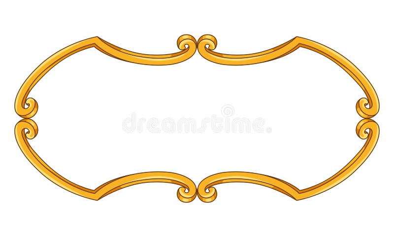 Decorative Abstract Frame. Vintage Border. Classic Design for ...