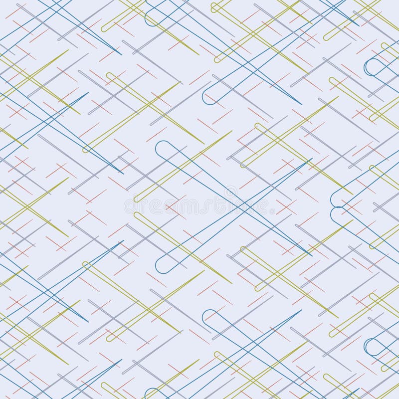 Decorative Abstract Seamless Background of Intersecting Shapes for ...