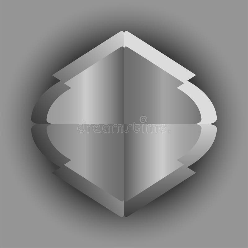 Decorative abstract sign stock illustration. Illustration of shine ...