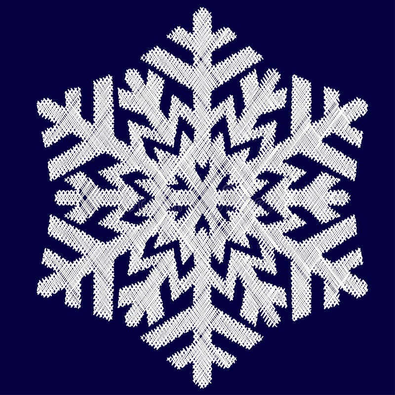 Decorative Abstract Snowflake. Stock Vector - Illustration of ...