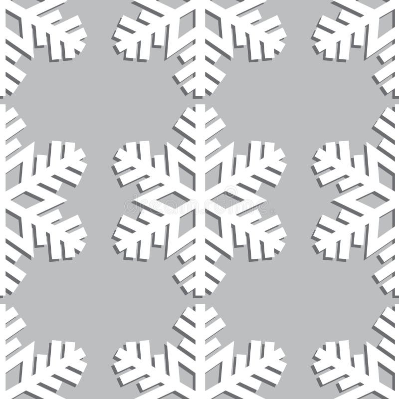 Decorative Abstract Snowflake. Seamless Stock Vector - Illustration of ...