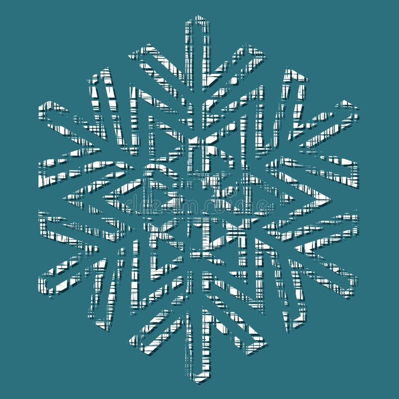 Decorative Abstract Snowflake. Stock Vector - Illustration of nature ...