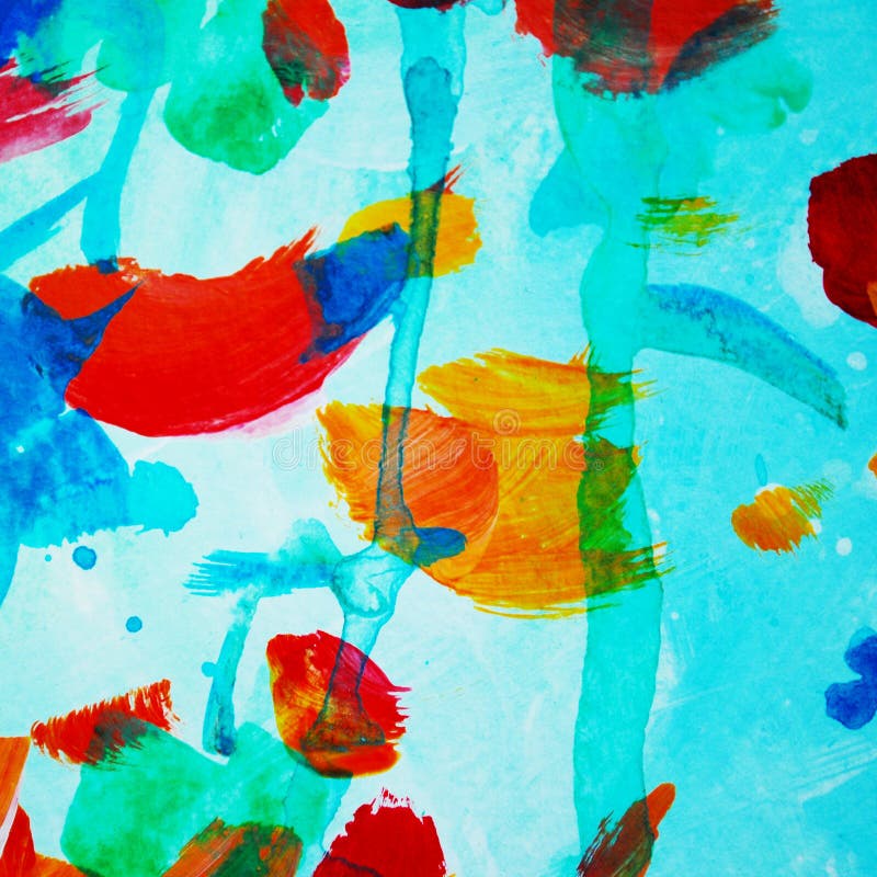 Decorative Abstract Watercolor Painting ,pattern, Template, Ill Stock ...