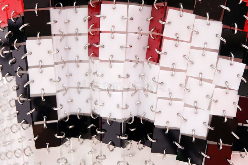 Decorative Acrylic Plastic Squares. Stock Image - Image of creative ...