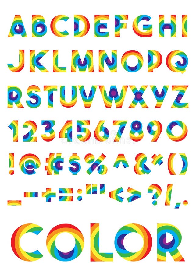 ABC Alphabet design. stock vector. Illustration of colorful - 43351550