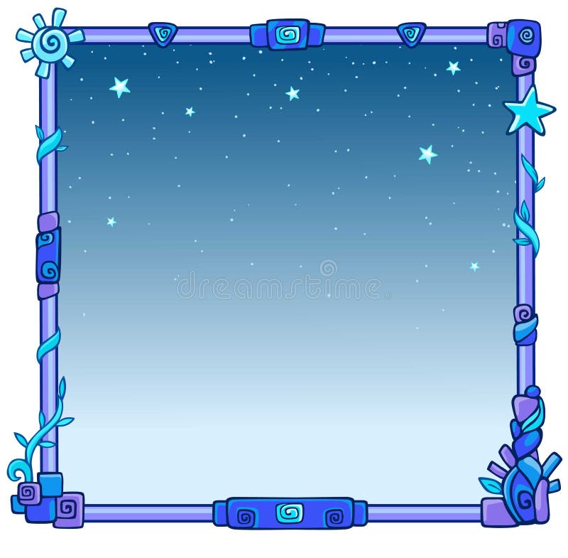 Decorative Animation Frame. Stock Vector - Illustration of decor ...