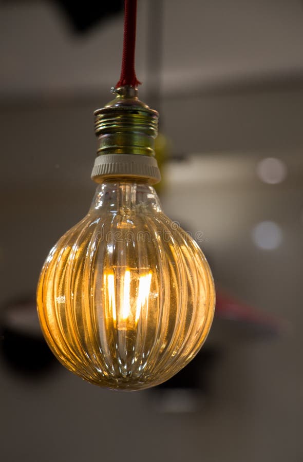 Decorative Antique Edison Style Light Bulbs Stock Image - Image of ...