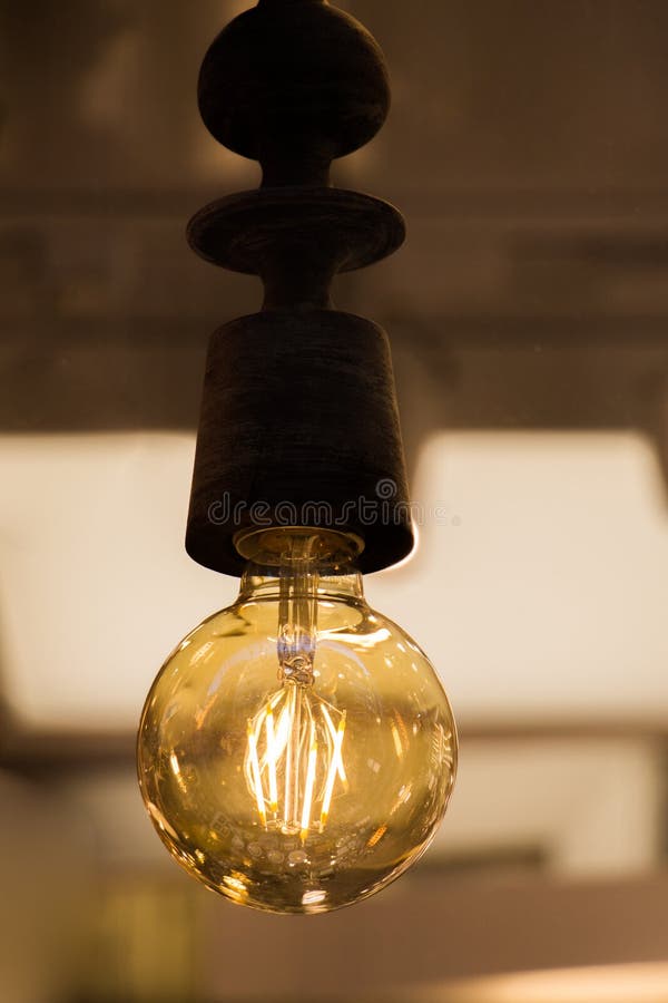 Decorative Antique Edison Style Light Bulbs Stock Image - Image of bulb ...