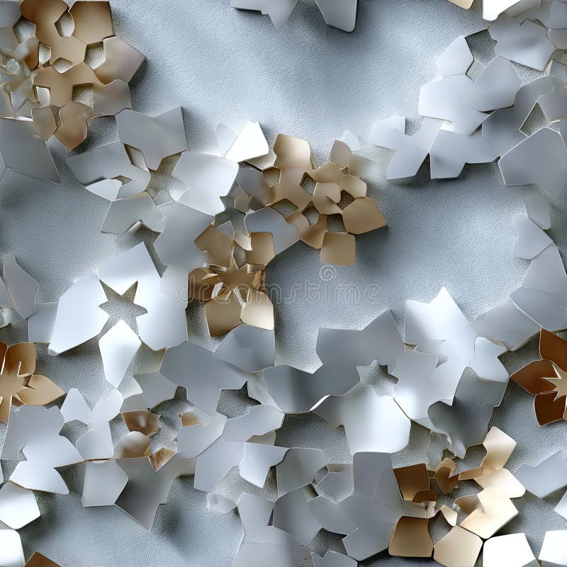 Decorative Arabic Pattern with Seamless Design Showcasing Light Gray ...