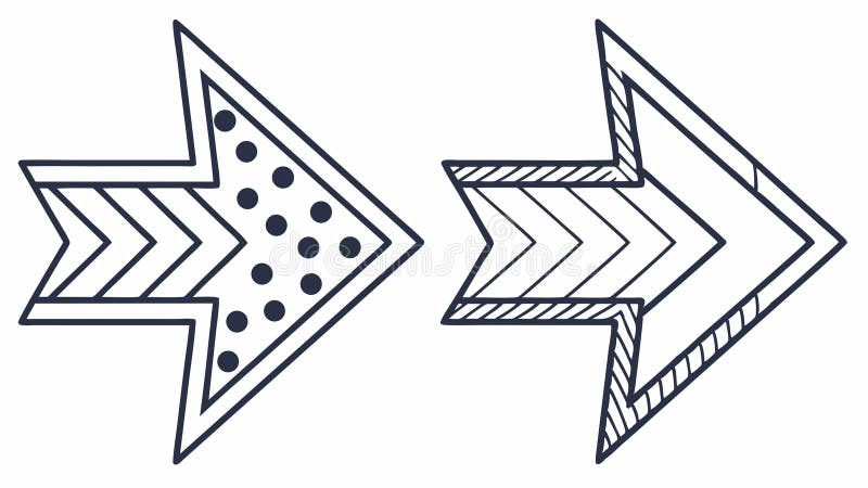 Decorative Arrow Designs, Directional Embellishments Vector Design ...