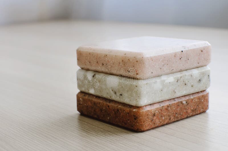 Decorative Artificial Stone in Samples. Samples of Artificial Stone ...