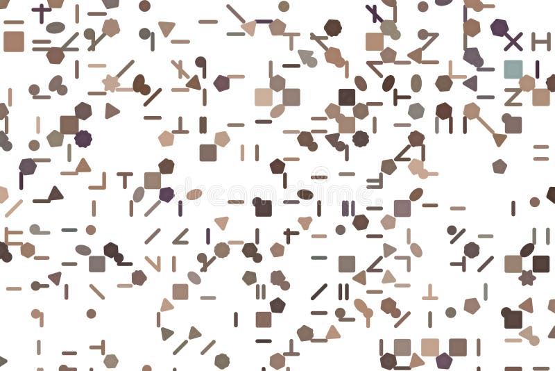 Decorative and Artistic Line or Shape Illustrations. Repeat, Surface ...