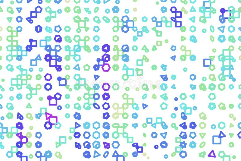 Decorative and Artistic Line or Shape Illustrations. Surface ...