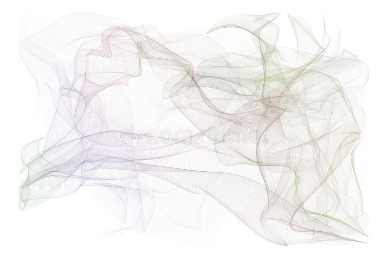 Decorative and Artistic Smoky Line Art Illustrations. Drawing, Creative ...