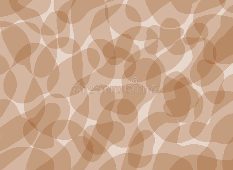 Decorative Background of Brown Transparent Spots. Stock Illustration ...