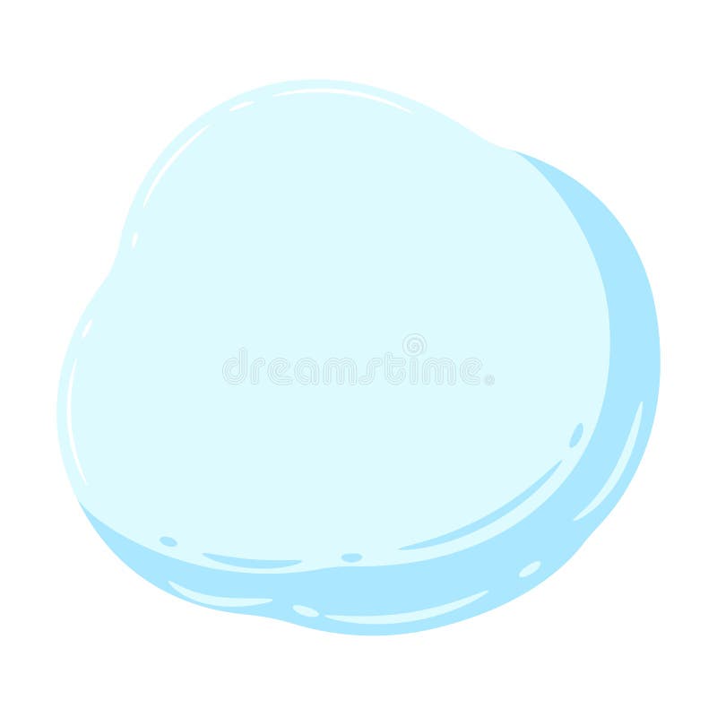 Decorative Background Cloud for Text. Speechbubble in Cartoon Style ...